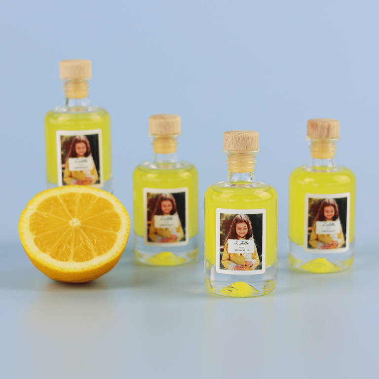 Mini bouteilles de Limoncello personnalisées - Remerciements idéaux ...