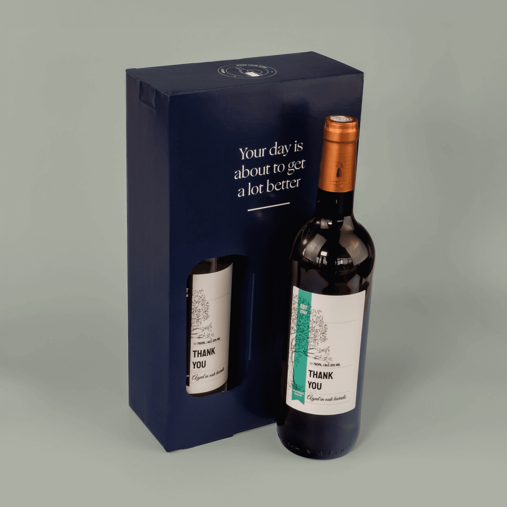 Duo de coffrets de vin personnalisés : le cadeau idéal pour les ...