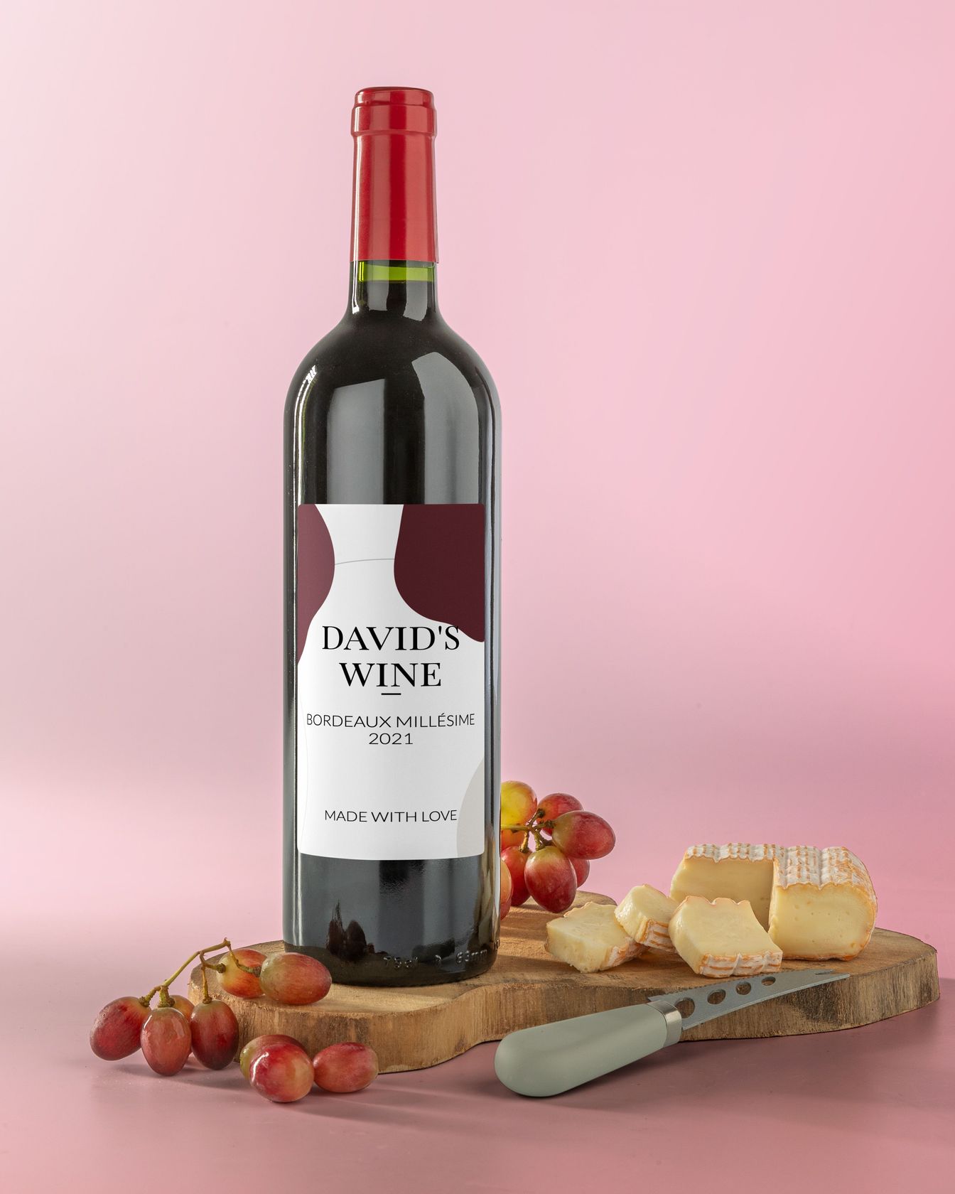 Personalised Red Wine | Unique Gift for Wine Lovers