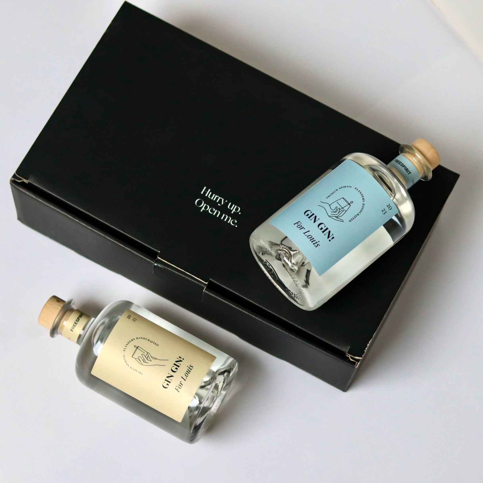 2x Personalised Spirits in a Package | makeyour.com